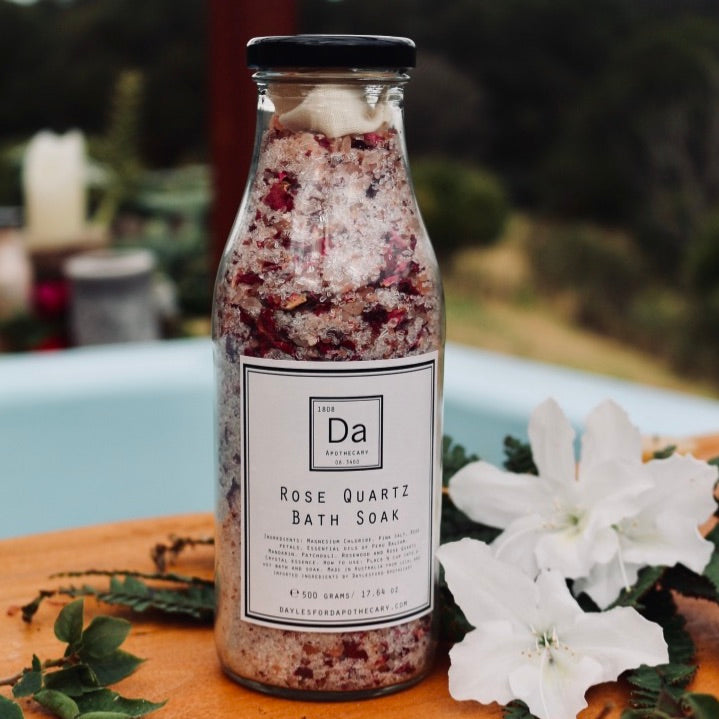 Rose Quartz Bath Soak – Self Cared