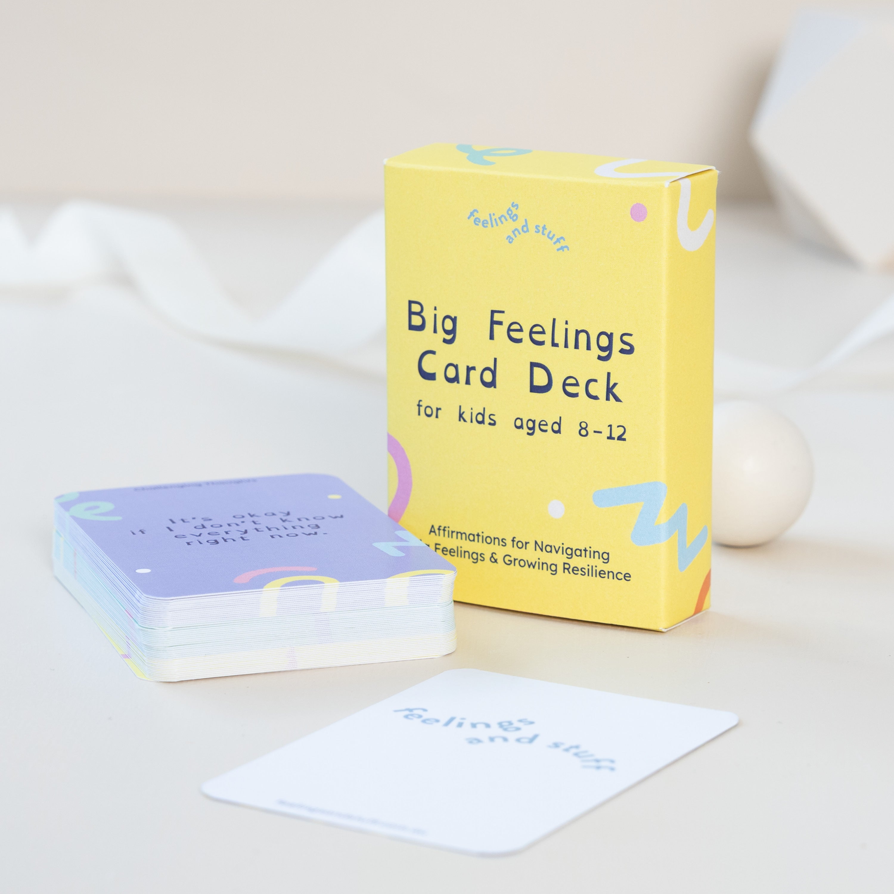 Big Feelings Card Deck for Kids – Self Cared