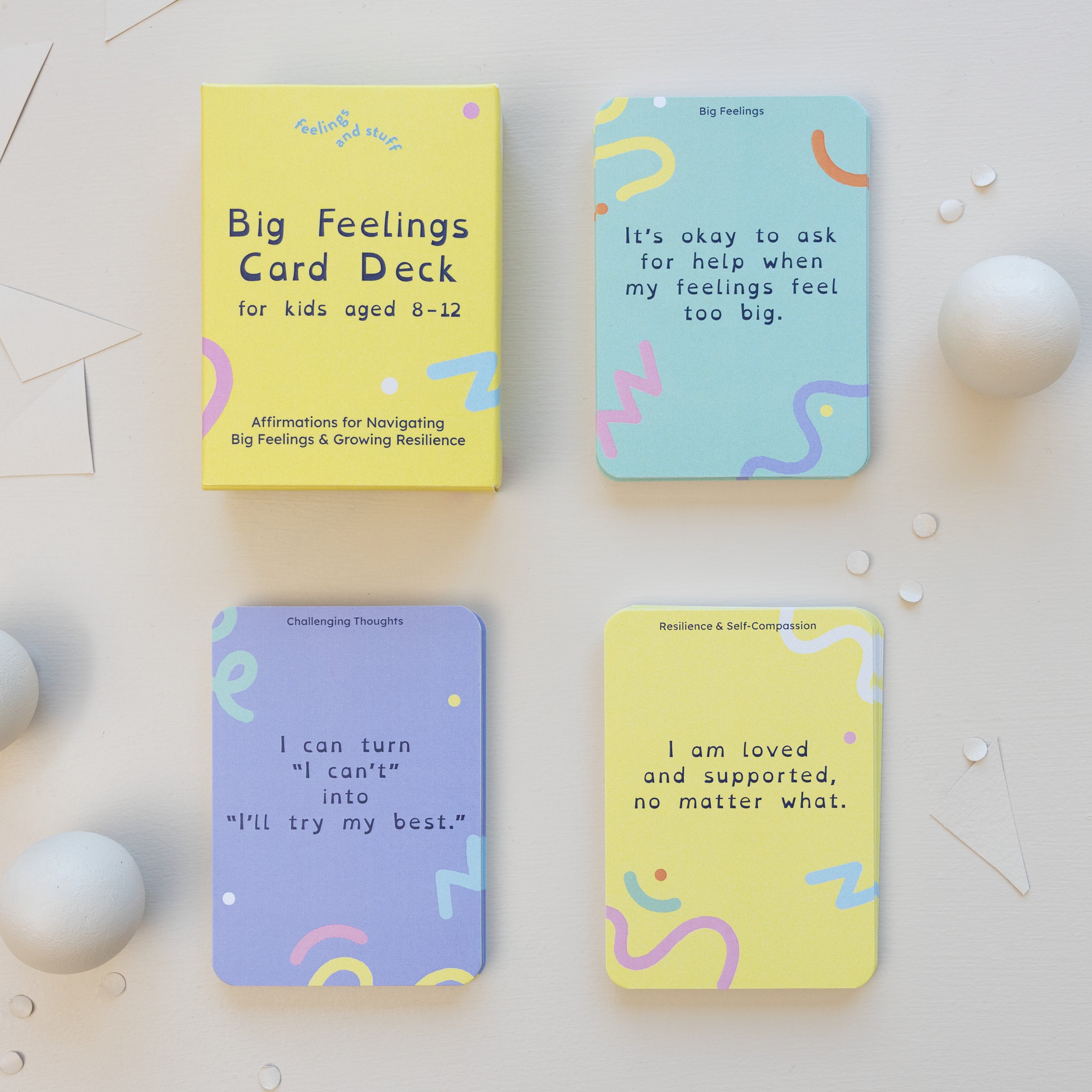 Big Feelings Card Deck for Kids – Self Cared