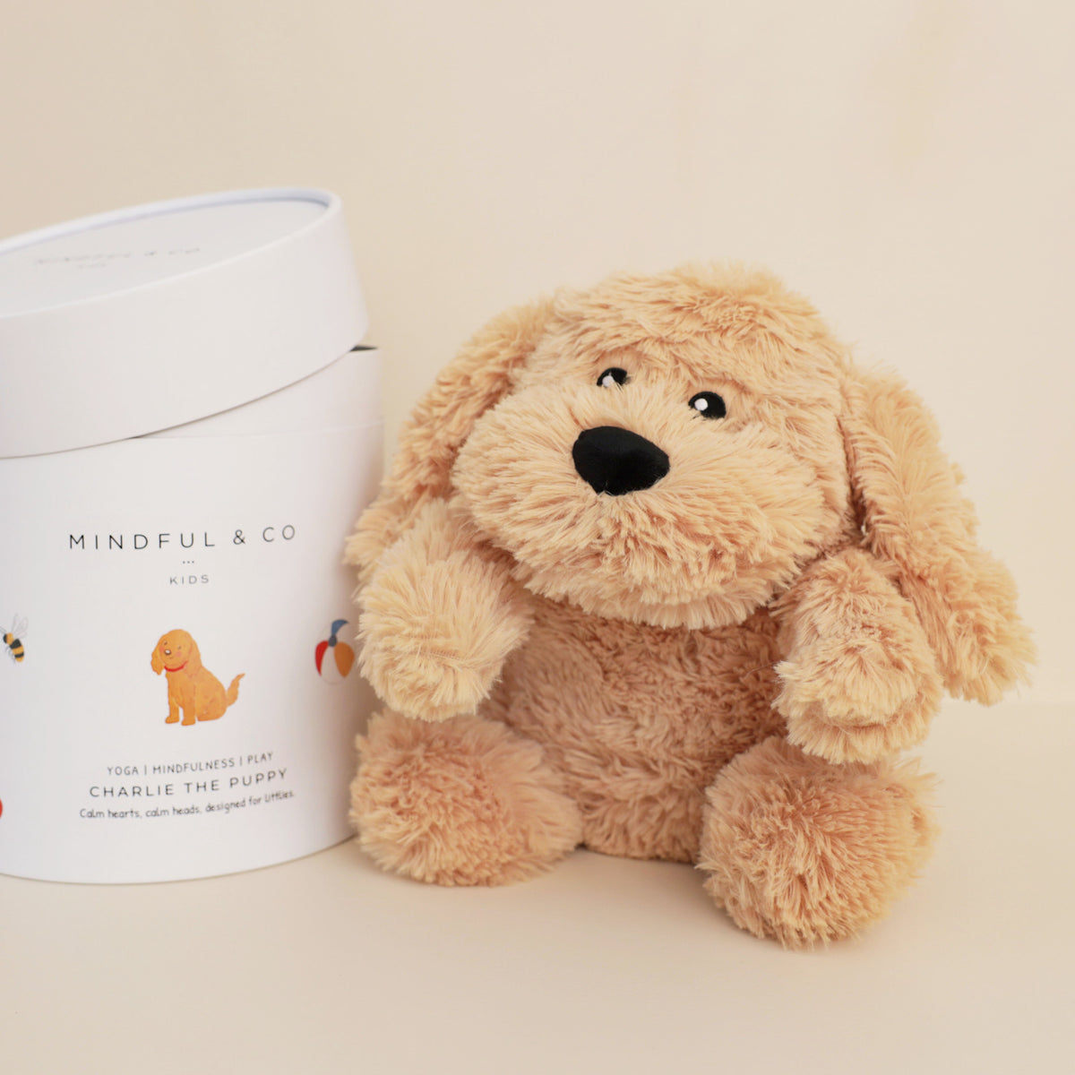 Weighted Puppy Dog Plush Toy – Self Cared