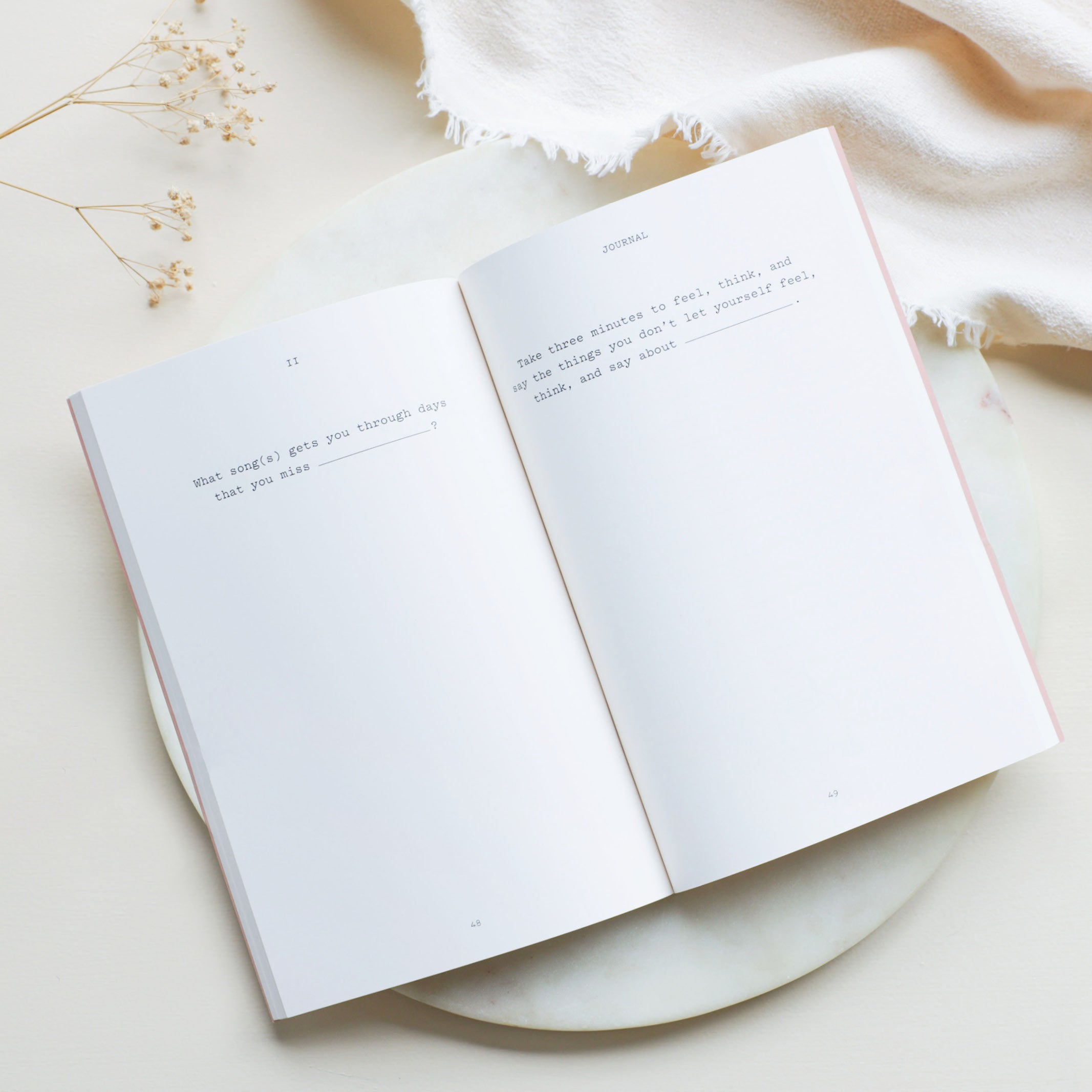 Sitting With Sadness Guided Journal – Self Cared