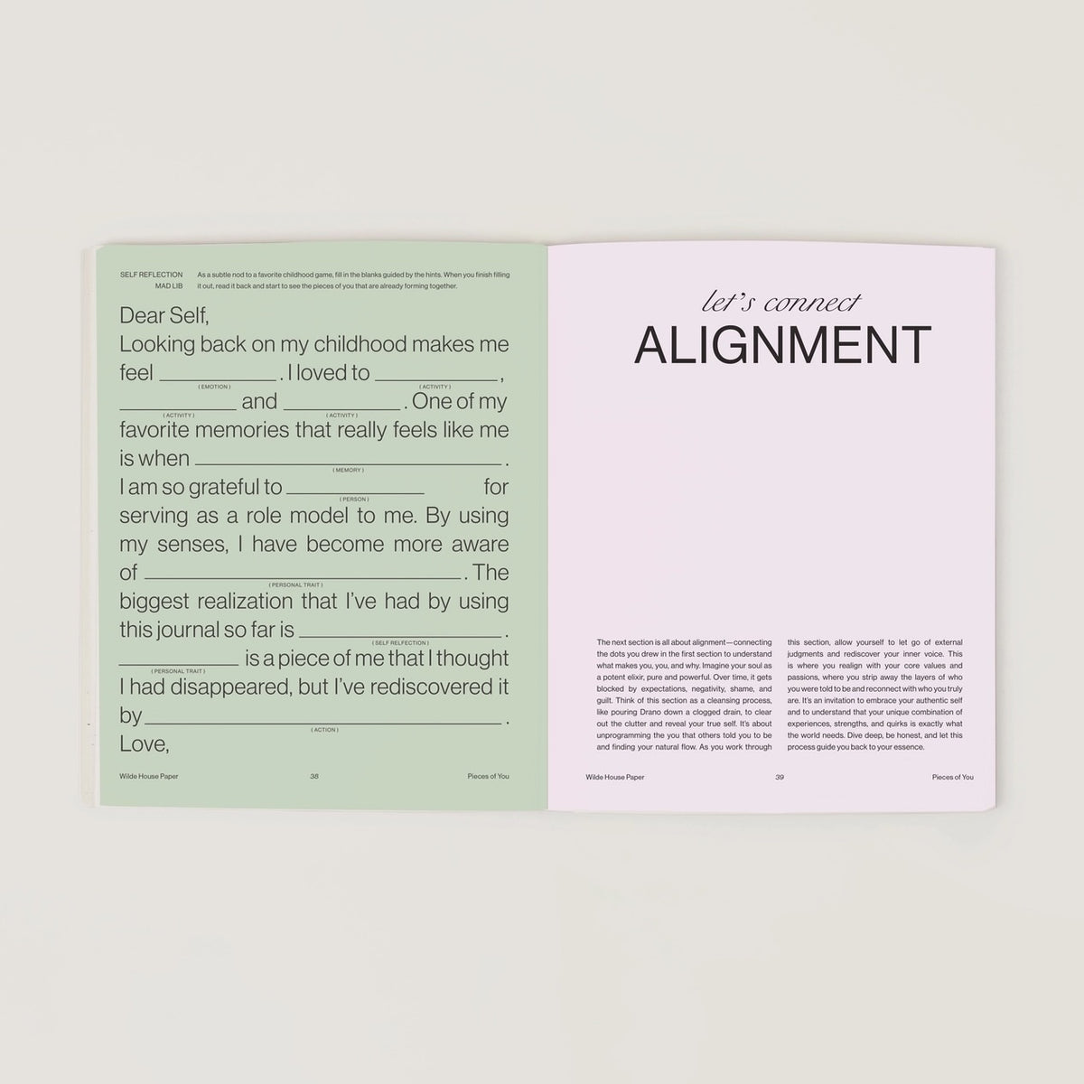 Pieces of You - Inner Child Reconnection Journal – Self Cared