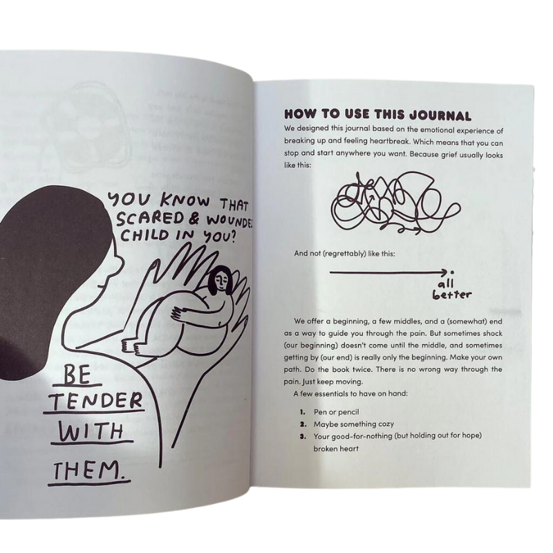 How To Heal From Heartbreak - A Breakup Journal – Self Cared