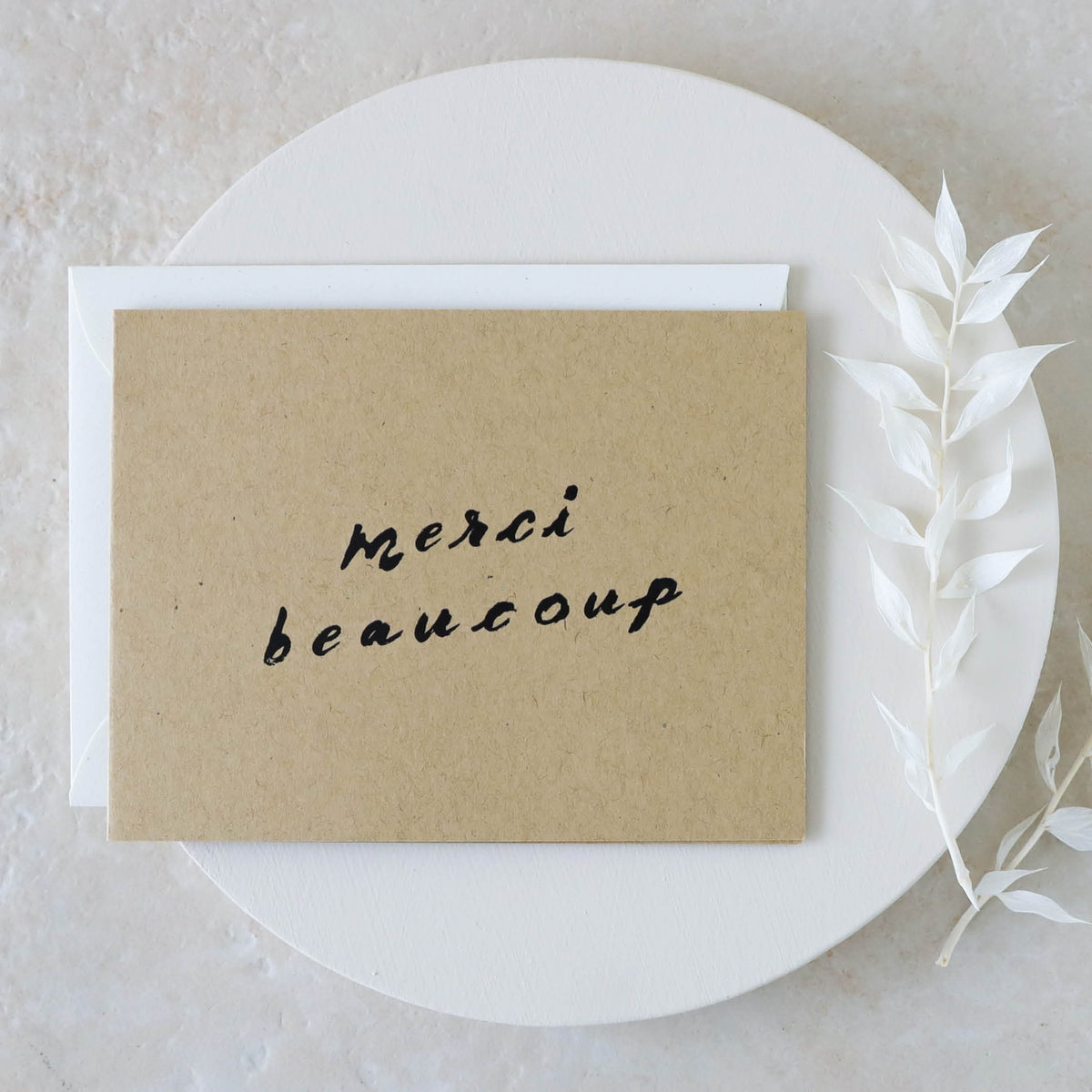 Merci Beaucoup Card – Self Cared